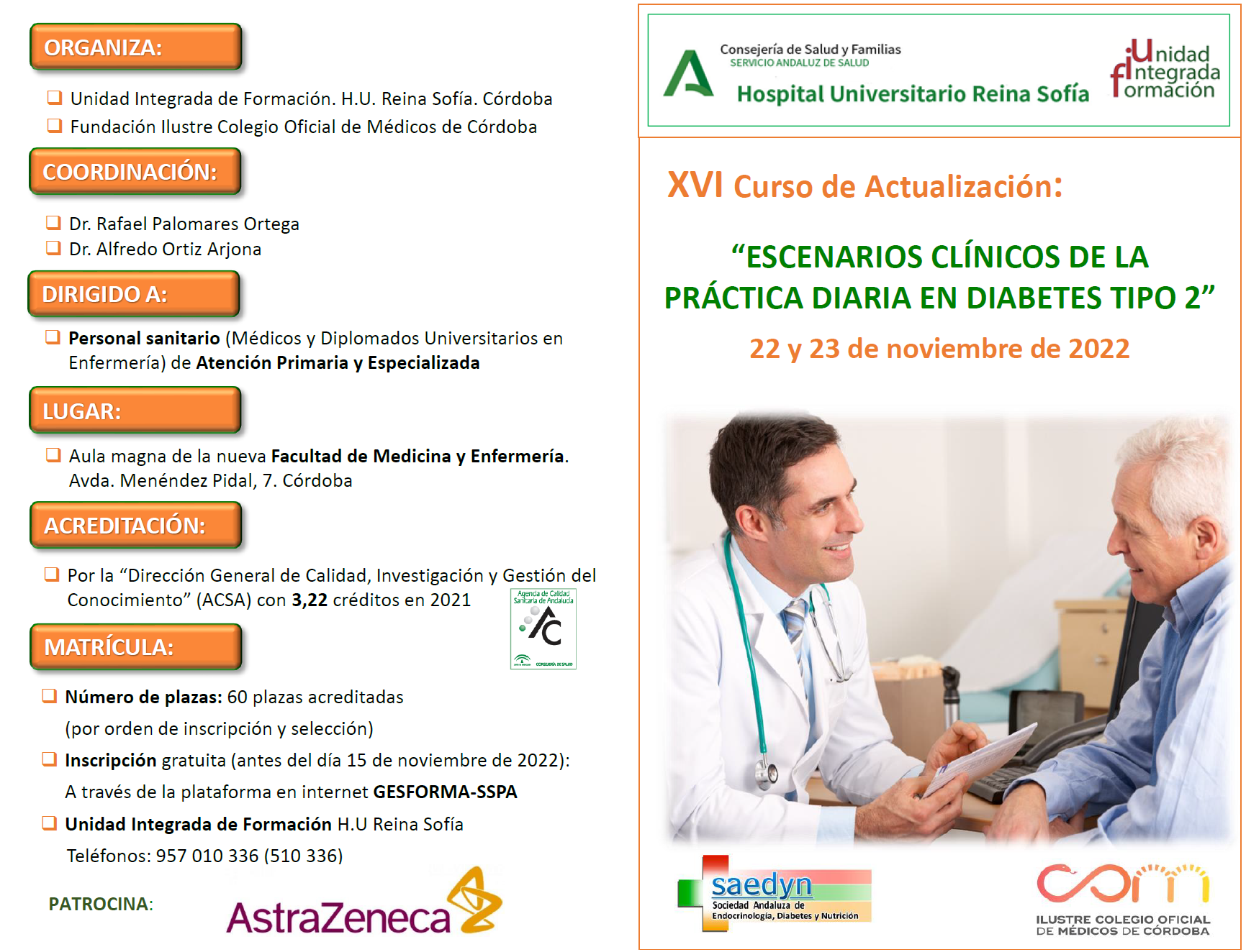 Curso: Escenarios Clínicos en la práctica diaria de la Diabetes tipo 2 ...