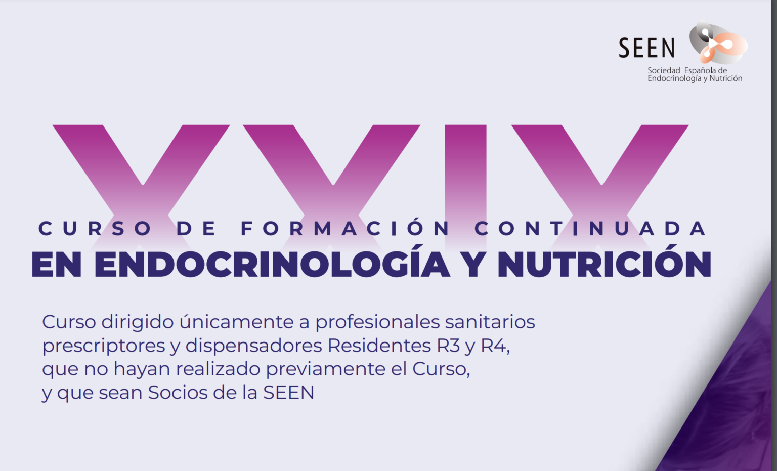Recuerdo del XXIX Curso de Formación Continuada en Endocrinología y Nutrición de la SEEN - SAEDYN
